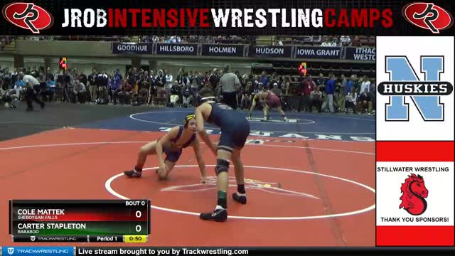 Cole Mattek (Sheboygan Falls) vs Carter Stapleton (Baraboo)