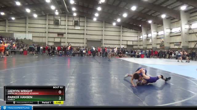 Parker Hansen (Tooele) vs Jaemyn Wright (American Leadership Academy)