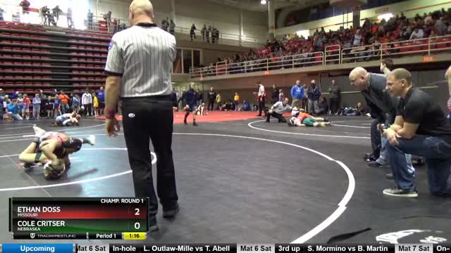 Ethan Doss (Missouri) vs Cole Critser (Nebraska)