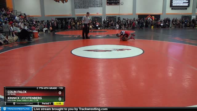Kinnick Lechtenberg (Eastern Iowa Wrestling Club) vs Colin Falck (DC Elite)