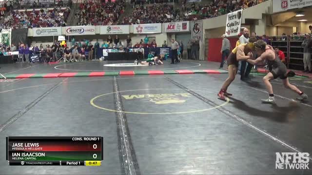 Jase Lewis (Missoula Hellgate) vs Ian Isaacson (Helena Capital)
