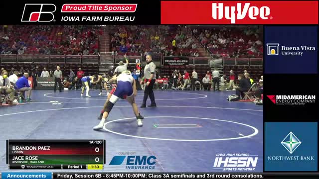 Jace Rose (Riverside, Oakland) vs Brandon Paez (Lisbon)