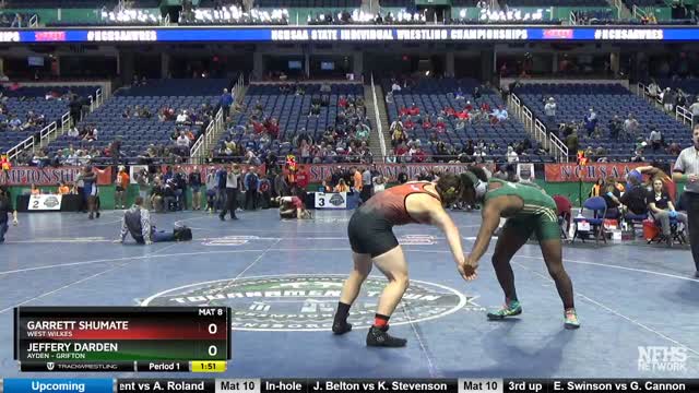 Jeffery Darden (Ayden - Grifton) vs Garrett Shumate (West Wilkes)