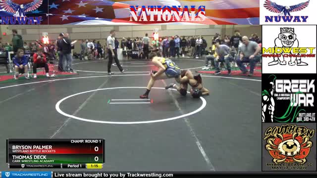 Bryson Palmer (Westland Bottle Rockets) vs Thomas Deck (Carr Wrestling ...