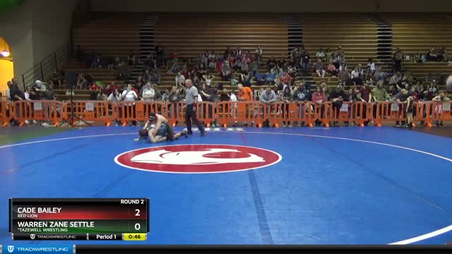 Cade Bailey (Red Lion) vs Warren Zane Settle (*Tazewell wrestling)