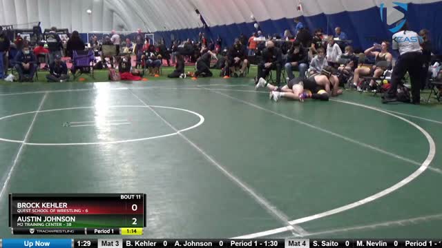Brock Kehler (Quest School of Wrestling) vs Austin Johnson (M2 Training ...