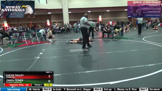 Lucas Talley (Hurricane) vs Owen Feiner (Illinois Cornstars)