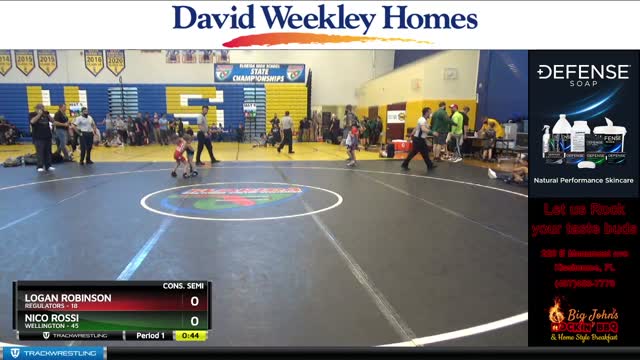 Logan Robinson (Regulators) vs Nico Rossi (Wellington)