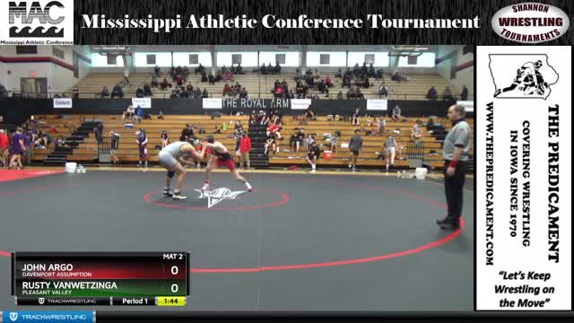 John Argo (Davenport Assumption) vs Rusty VanWetzinga (Pleasant Valley)