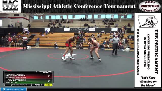 Joey Petersen (North Scott) vs aiden morgan (Davenport Assumption)