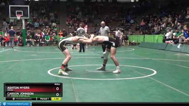 Ashton Myers (Milan) vs Carson Johnson (Mt. Vernon (Fortville))