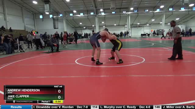 Jake Clapper (HUDS) vs Andrew Henderson (SEHS)