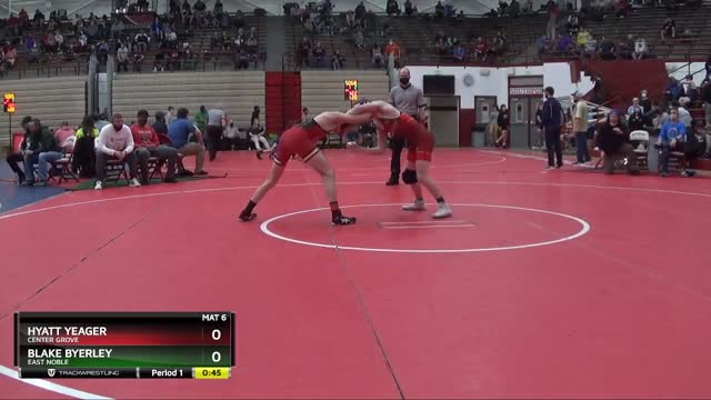 Blake Byerley (East Noble) vs Hyatt Yeager (Center Grove)