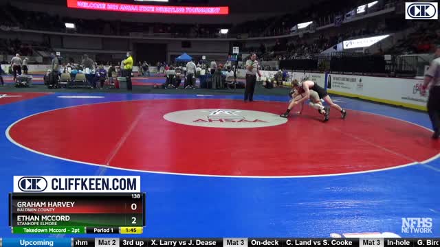 Graham Harvey (Baldwin County) vs Ethan Mccord (Stanhope Elmore)