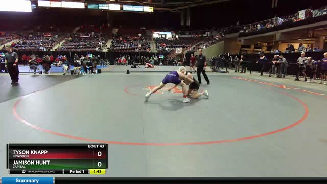 Jamison Hunt (Capital) vs Tyson Knapp (Lewiston)