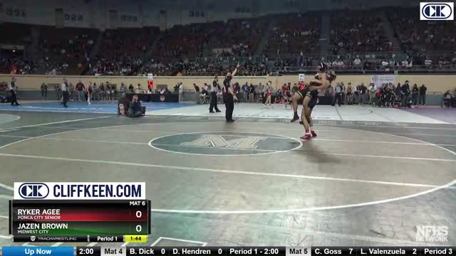 Jazen Brown (Midwest City) vs Ryker Agee (Ponca City Senior)