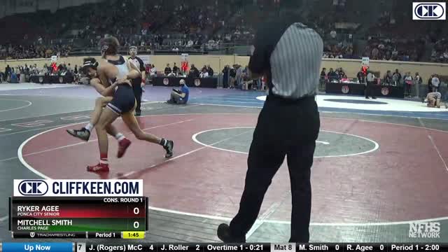 Mitchell Smith (Charles Page) vs Ryker Agee (Ponca City Senior)