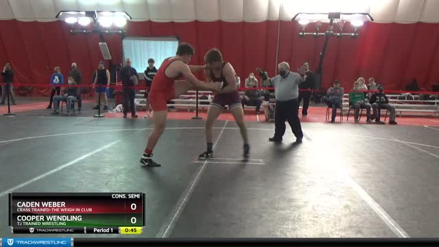 Cooper Wendling (TJ Trained Wrestling) vs Caden Weber (Crass Trained ...