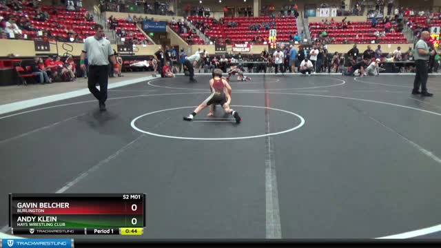 Andy Klein (Hays Wrestling Club) vs Gavin Belcher (Burlington)