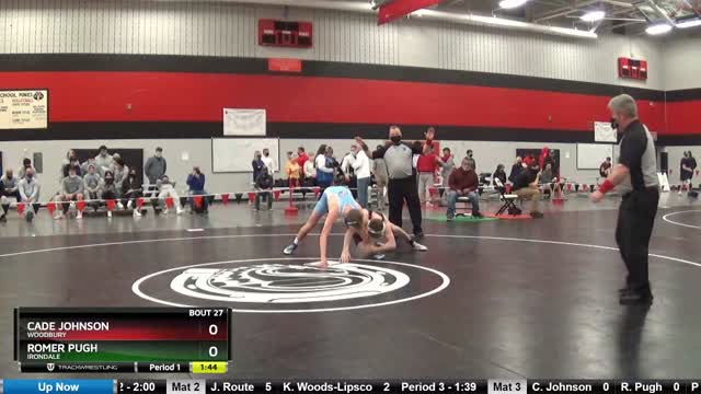 Cade Johnson (Woodbury) vs Romer Pugh (Irondale)
