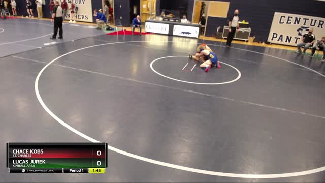 Lucas Jurek (Kimball Area) vs Chace Kobs (St. Charles)