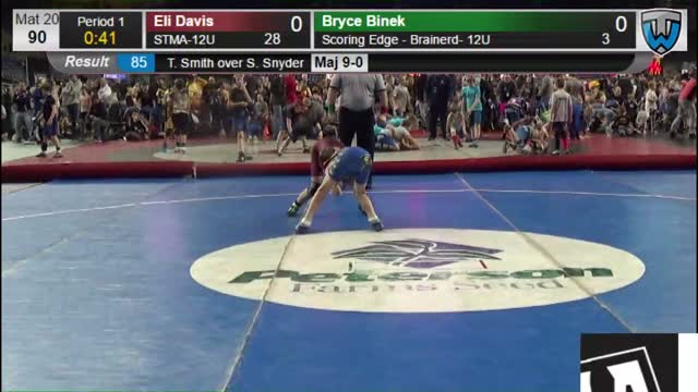 Eli Davis (STMA-12U) vs Bryce Binek (Scoring Edge - Brainerd- 12U)