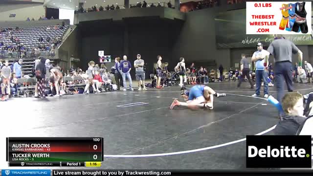 Austin Crooks (Kansas Barbarians) vs Tucker Werth (USA Rocks)
