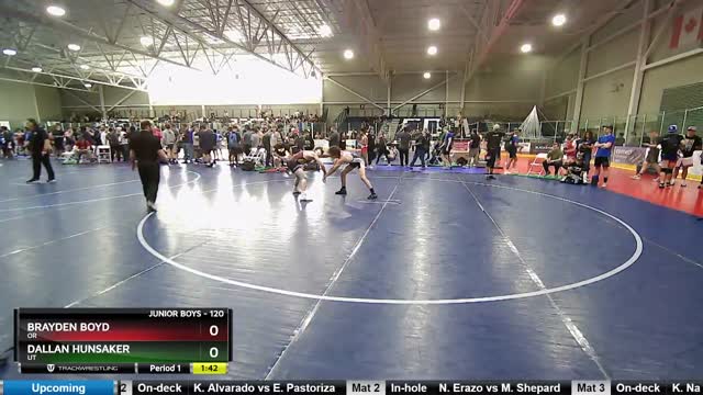 Brayden Boyd (OR) vs Dallan Hunsaker (UT)