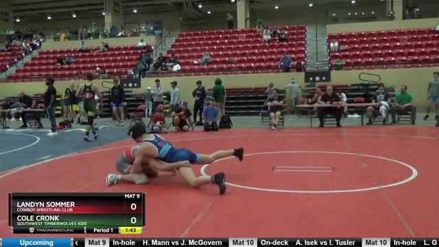 Landyn Sommer (Cowboy Wrestling Club) vs Cole Cronk (Southwest ...