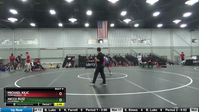 Michael Kilic (Team Georgia) vs Nicco Ruiz (California)