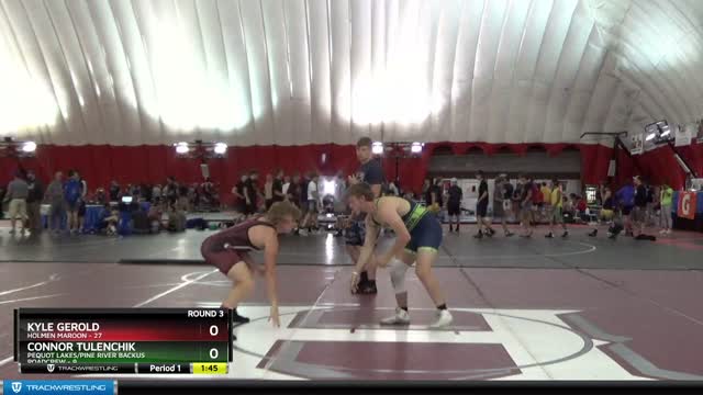 Kyle Gerold (Holmen Maroon) vs Connor Tulenchik (Pequot Lakes/Pine ...
