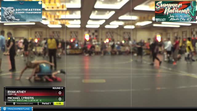 Ryan Athey (TSGT) vs Michael Lyristis (Triumph Wrestling Club Blue)