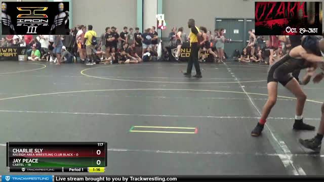 Charlie Sly (Raleigh Area Wrestling Club Black) vs Jay Peace (Cartel)