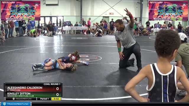 Alessandro Calderon (Et wrestling) vs Kinsley Ditton (Woodshed ...
