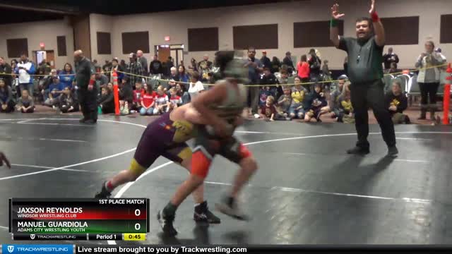 Jaxson Reynolds (Windsor Wrestling Club) vs Manuel Guardiola (Adams ...