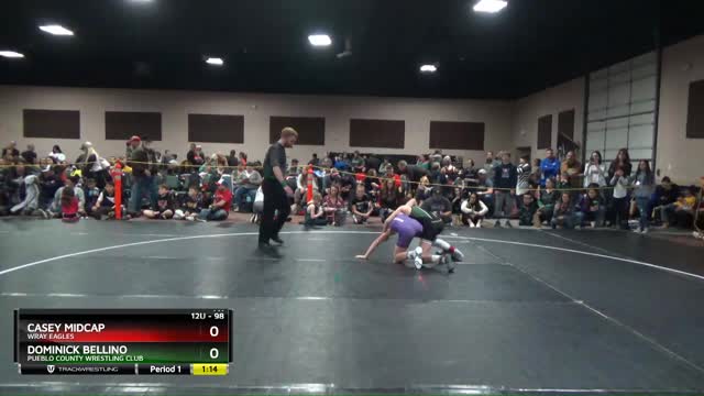 Dominick Bellino (Pueblo County Wrestling Club) vs Casey Midcap (Wray ...