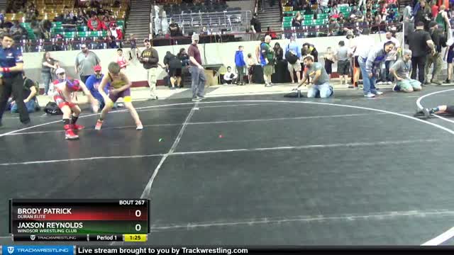 Jaxson Reynolds (Windsor Wrestling Club) vs Brody Patrick (Duran Elite)