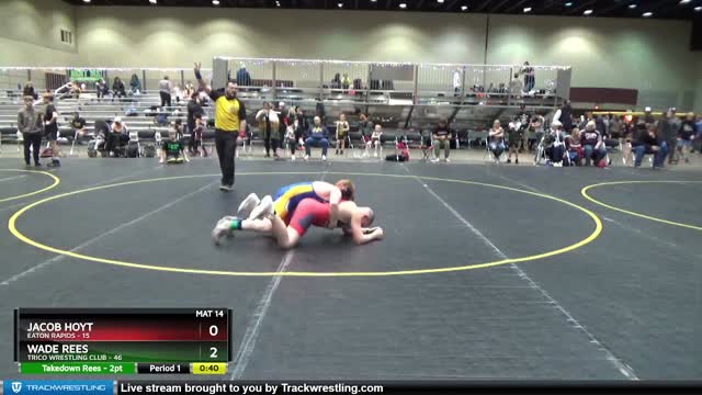 Jacob Hoyt (Eaton Rapids) vs Wade Rees (Trico Wrestling Club)