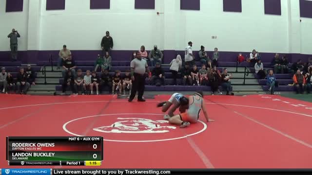 Landon Buckley (Delaware) vs Roderick Owens (Dayton Eagles WC)