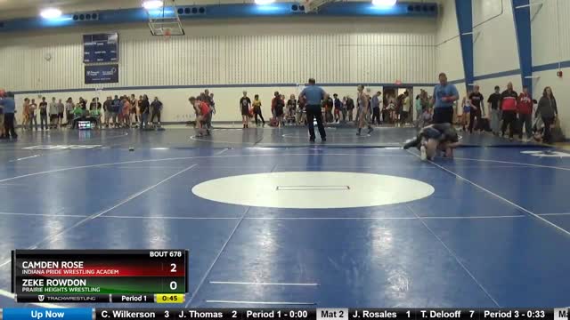 Camden Rose (Indiana Pride Wrestling Academ) vs Zeke Rowdon (Prairie ...