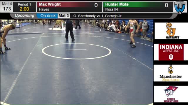 Max Wright (Hayes) vs Hunter Mote (Flora IN)