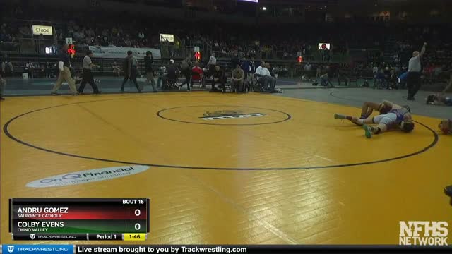 Andru Gomez (Salpointe Catholic) vs Colby Evens (Chino Valley)