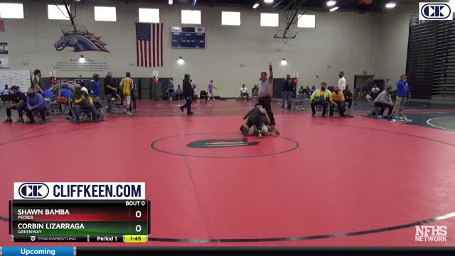 Shawn Bamba (Peoria) vs Corbin Lizarraga (Greenway)