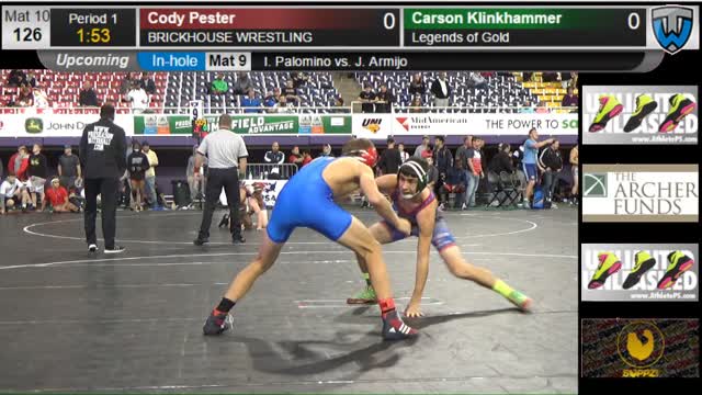 Carson Klinkhammer (Legends of Gold) vs Cody Pester (BRICKHOUSE WRESTLING)