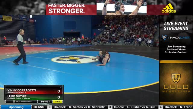 Vinny Corradetti (Haverford School) vs Luke Duthie (Germantown Academy)