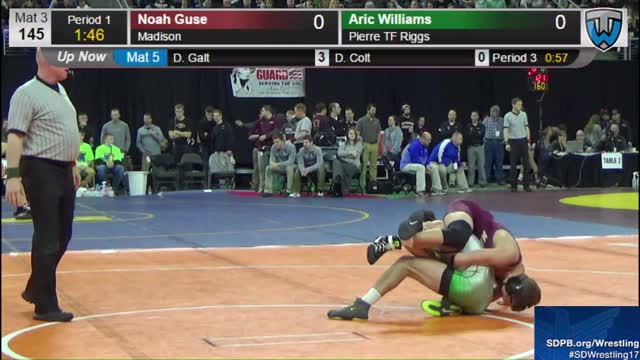 Noah Guse (Madison) vs Aric Williams (Pierre TF Riggs)