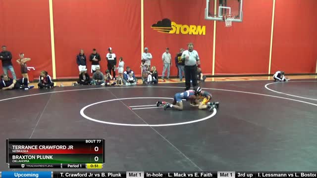 Terrance Crawford Jr (Nebraska) vs Braxton Plunk (Oklahoma)