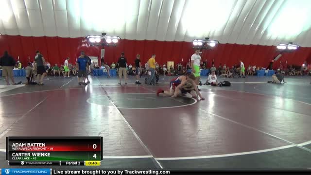 Isaiah Thompson (Detroit Lakes) vs Joel Hines (North Bend Central)