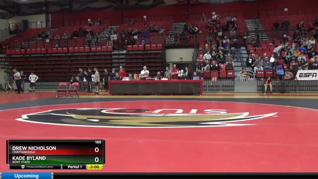 Drew Nicholson (Chattanooga) vs Kade Byland (Kent State)