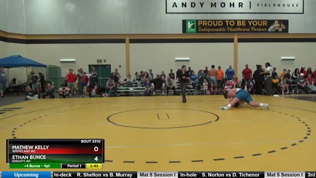 Mathew Kelly (Whiteland WC) vs Ethan Bunce (Knights WC)